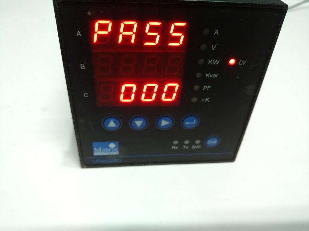 Matrix controls UPM200LD LonWorks Power Monitor – Oasismachinery