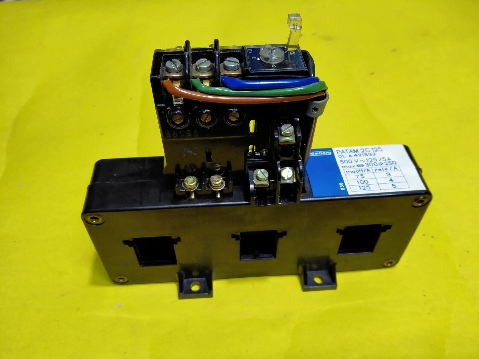 Stromberg PATAM 2C 125 0L A421892 500VAC CT 836 Lamp Relay Japan New ...
