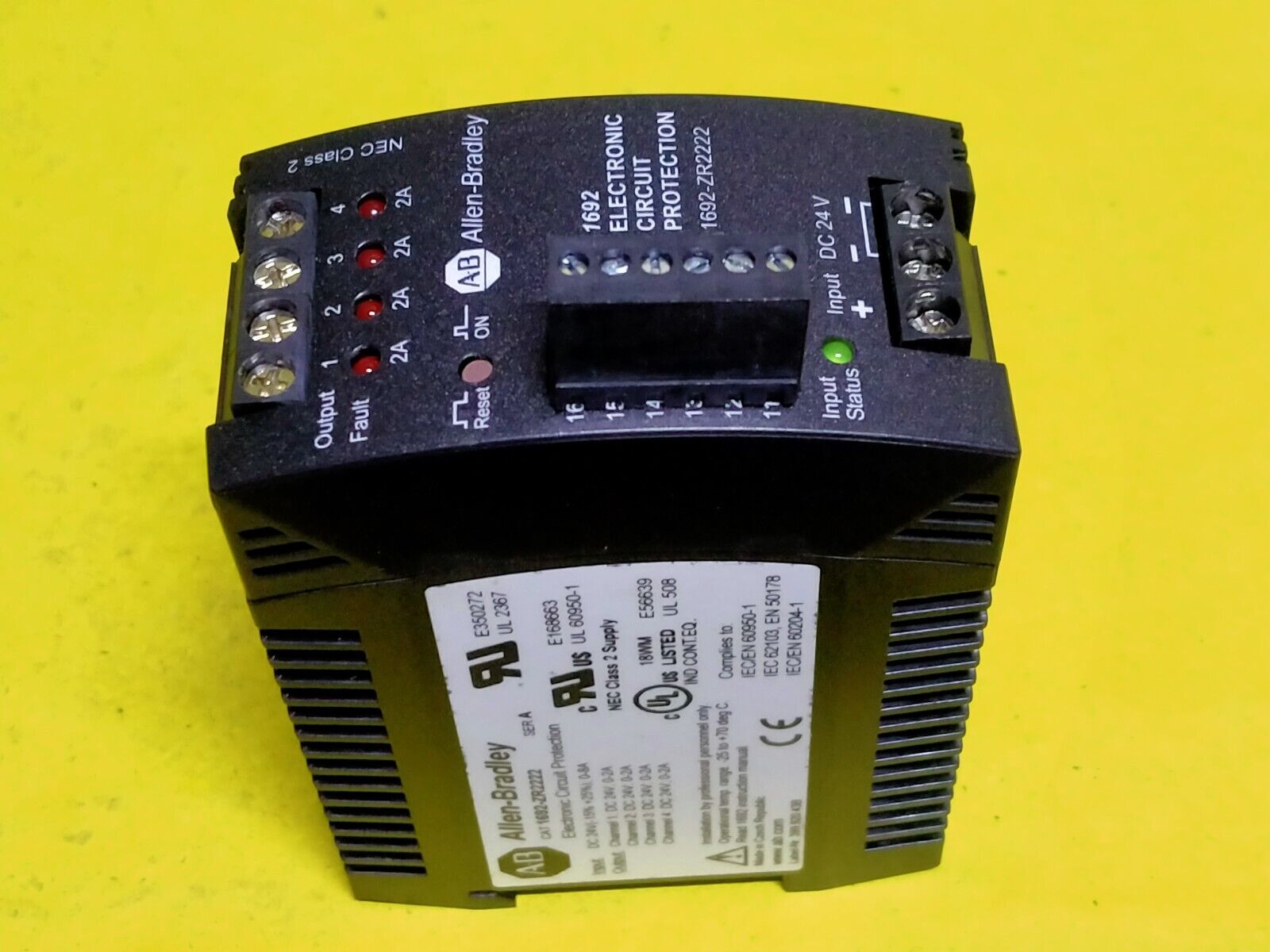 Allen-Bradley 1692-ZR2222 Electronic Circuit Protection 24 VDC New ...