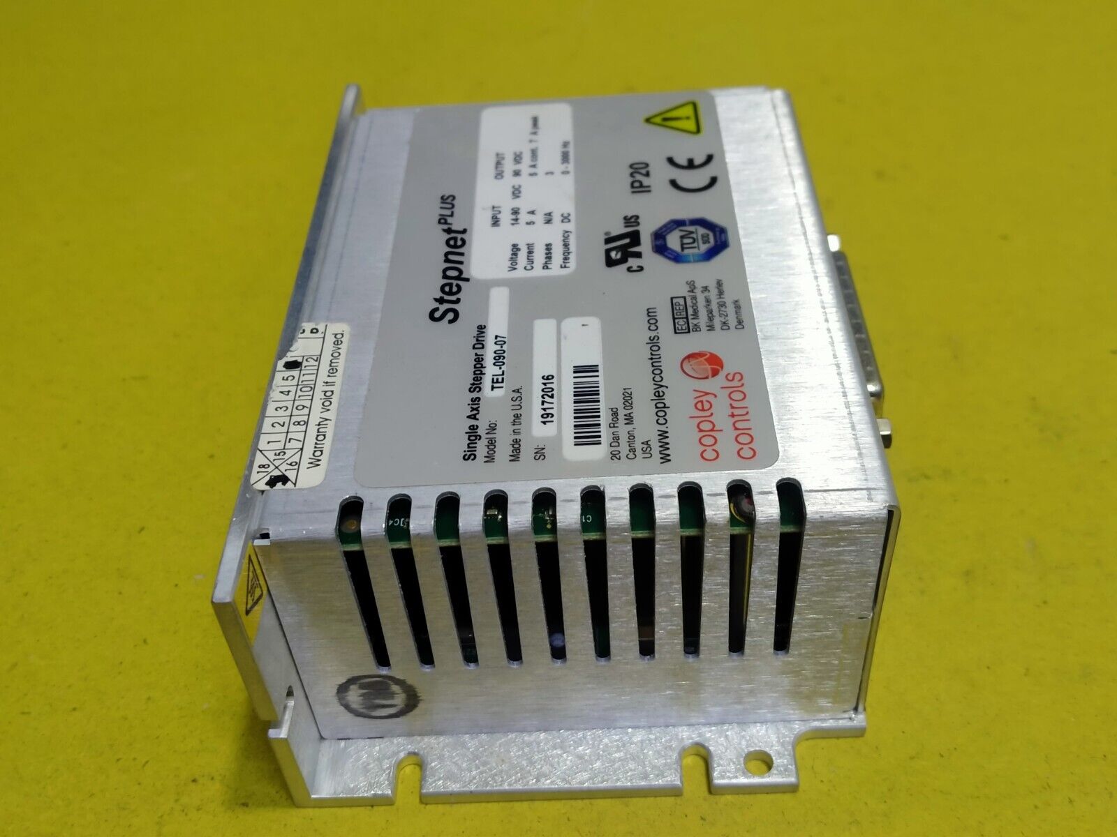 Copley Controls Stepnet TEL-090-07 Single Axis Stepper Drive 14-90 Vdc New – Oasismachinery