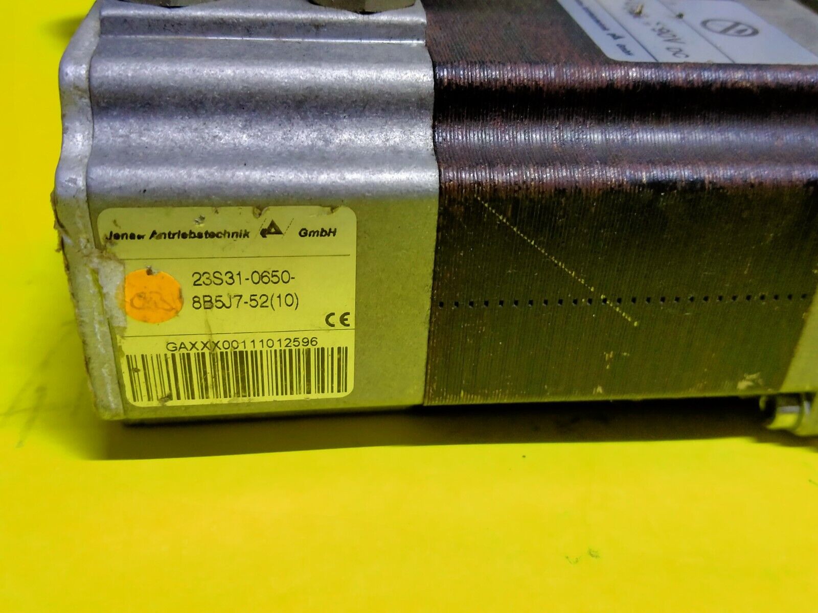 Jenaer Antriebstechnik 23S31-0650-8B5J7- 52 10 Servo motor KEB 00.08. ...