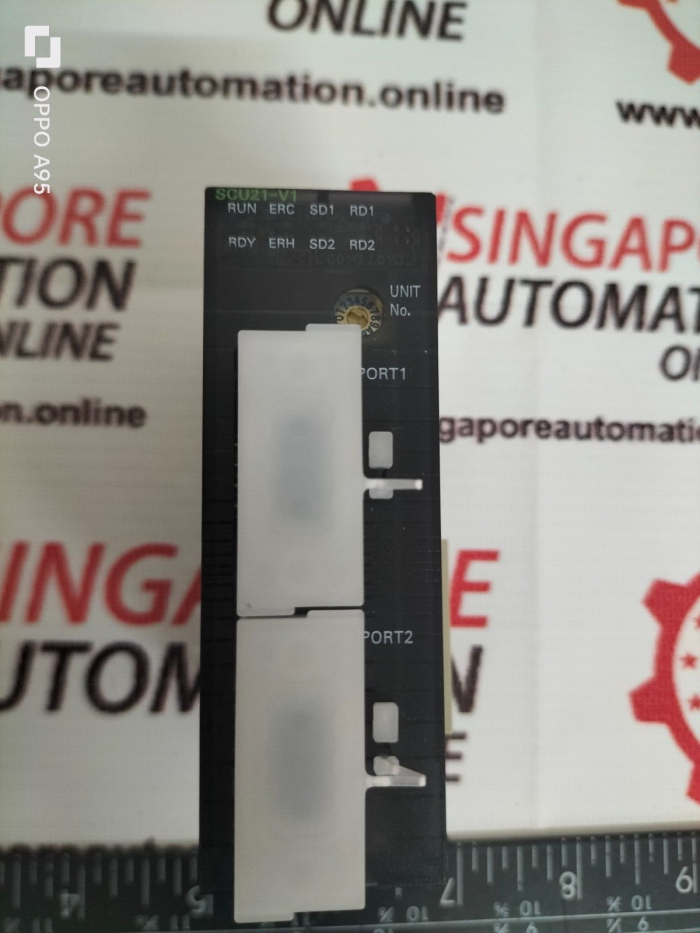 New Omron CJ1W-SCU21-V1 Serial Communication Unit Ver. 1.3 PLC Module ...