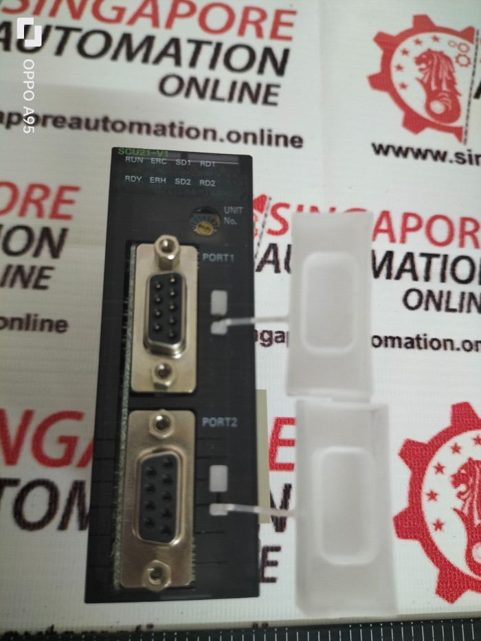 New Omron CJ1W-SCU21-V1 Serial Communication Unit Ver. 1.3 PLC Module ...