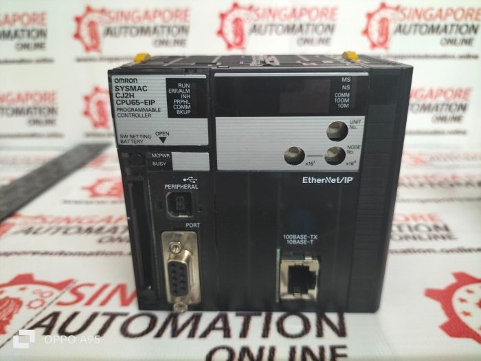 Omron Sysmac CJ2H CPU65-EIP Programable Controller Ethernet/IP PLC CPU – Oasismachinery