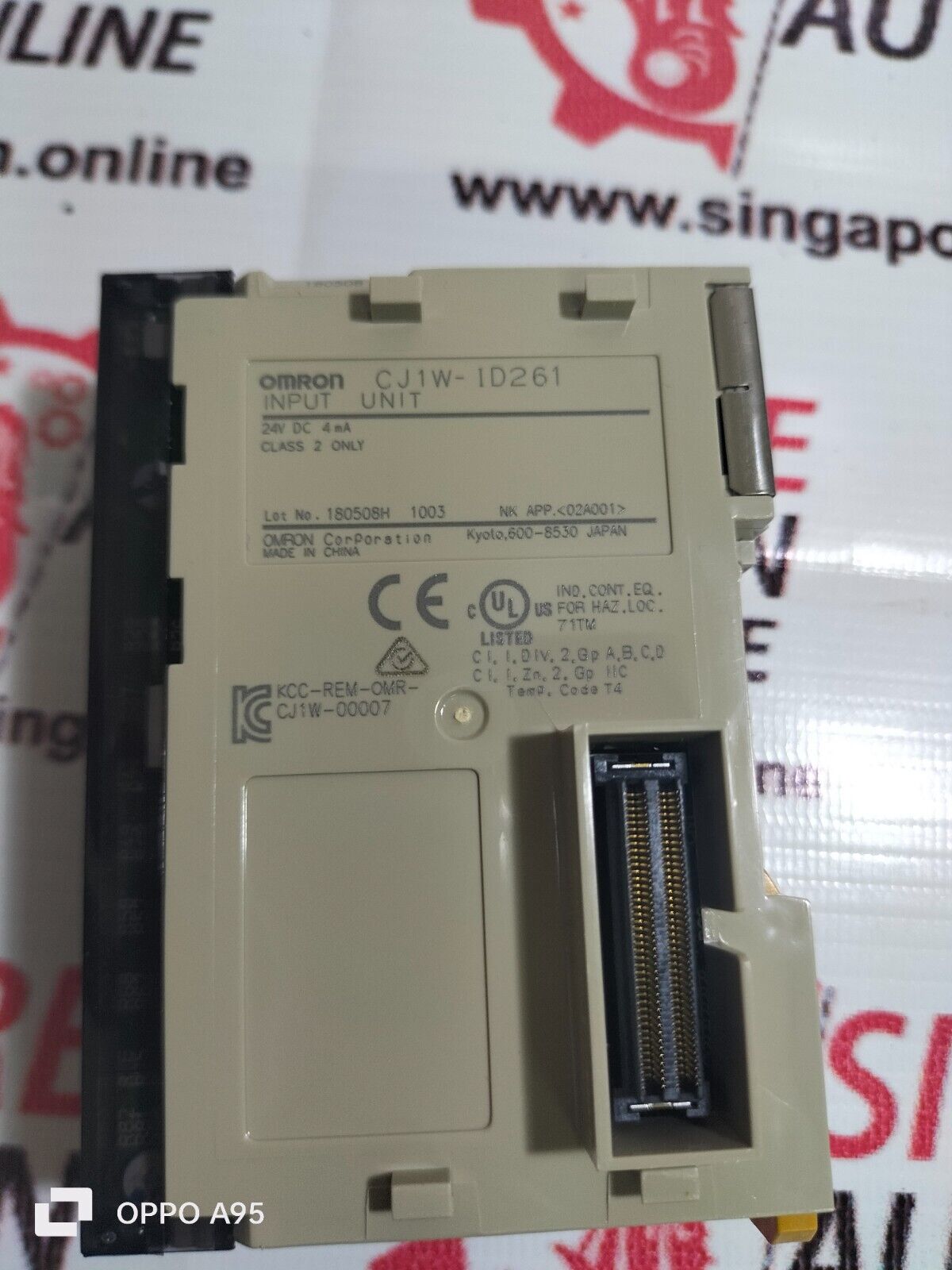 Omron CJ1W-ID261 Input Unit I/O Module Made In Japan – Oasismachinery