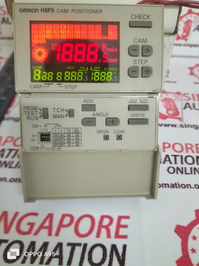 Omron H8PS-8BF Digital Cam Positioner NPN Transistor Output H8PS New ...