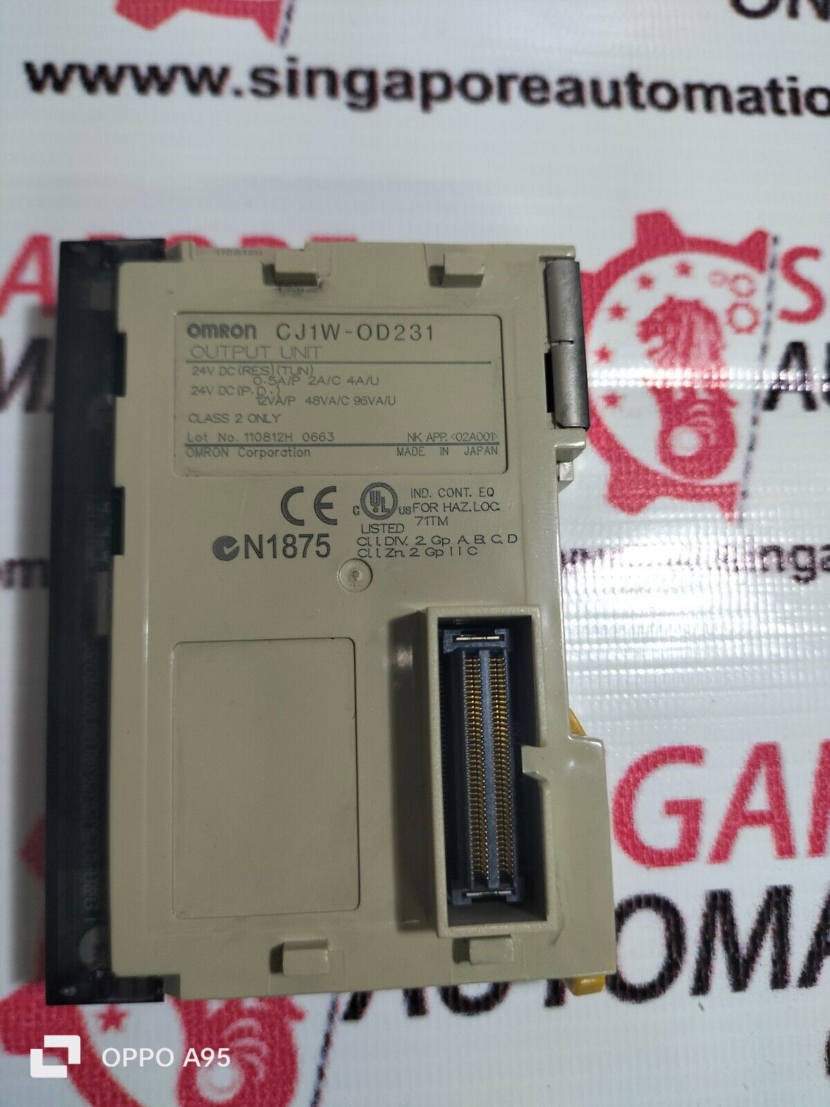 Omron CJ1W-OD231 Output Unit Unit PLC Module Made In Japan – Oasismachinery
